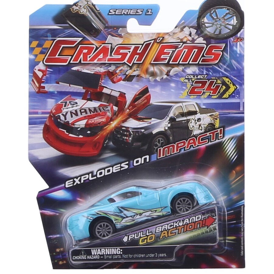 Crash Ems Crash Up Cars Assorted | Toys | Casey's Toys