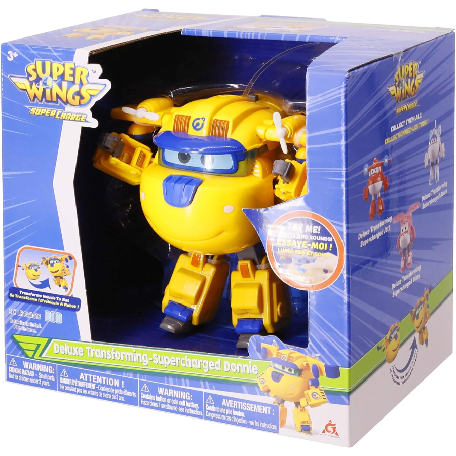Super Wings Deluxe Transforming Supercharged Donnie | Toys | Casey's Toys