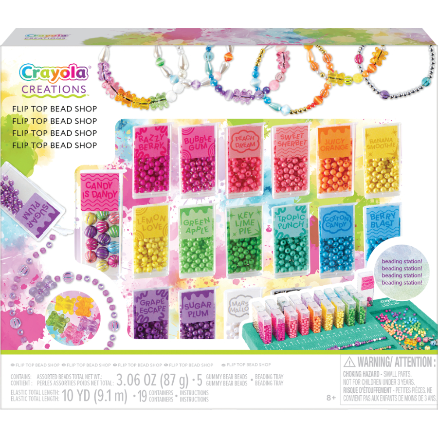 Crayola Creations Flip Top Bead Shop Jewelry Kit | Toys | Casey's Toys