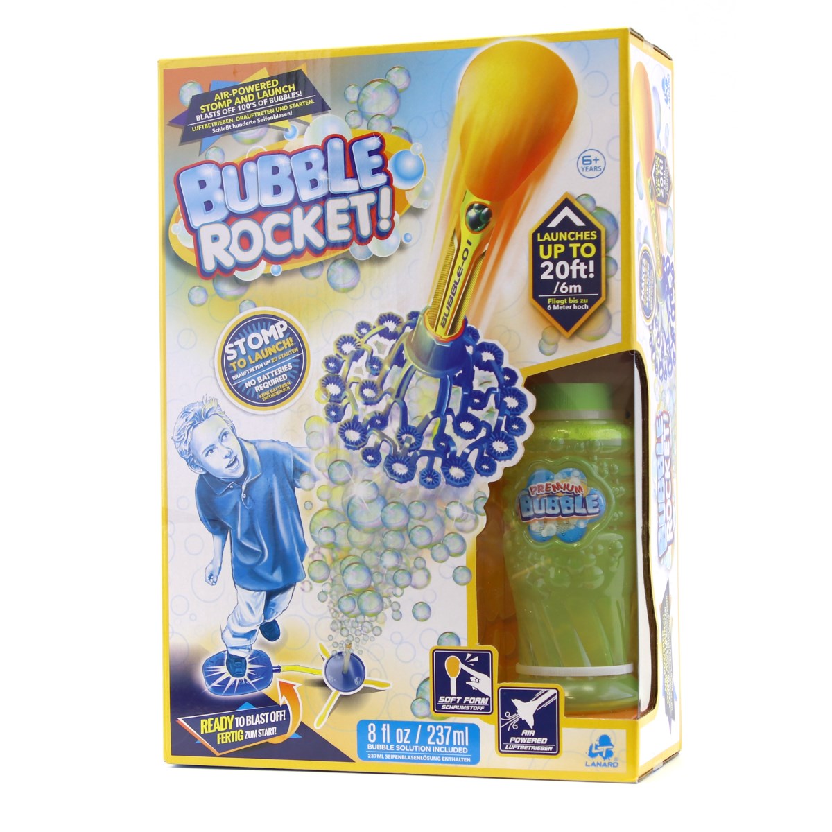 Bubble Club Stomp Rocket With Bubble Solution | Outdoor, Sports & Pool ...