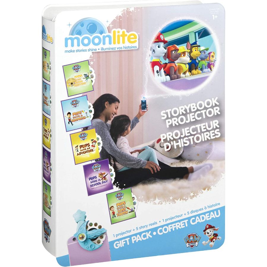 Moonlite Storybook Projector Paw Patrol Gift Pack | Toys | Casey's Toys