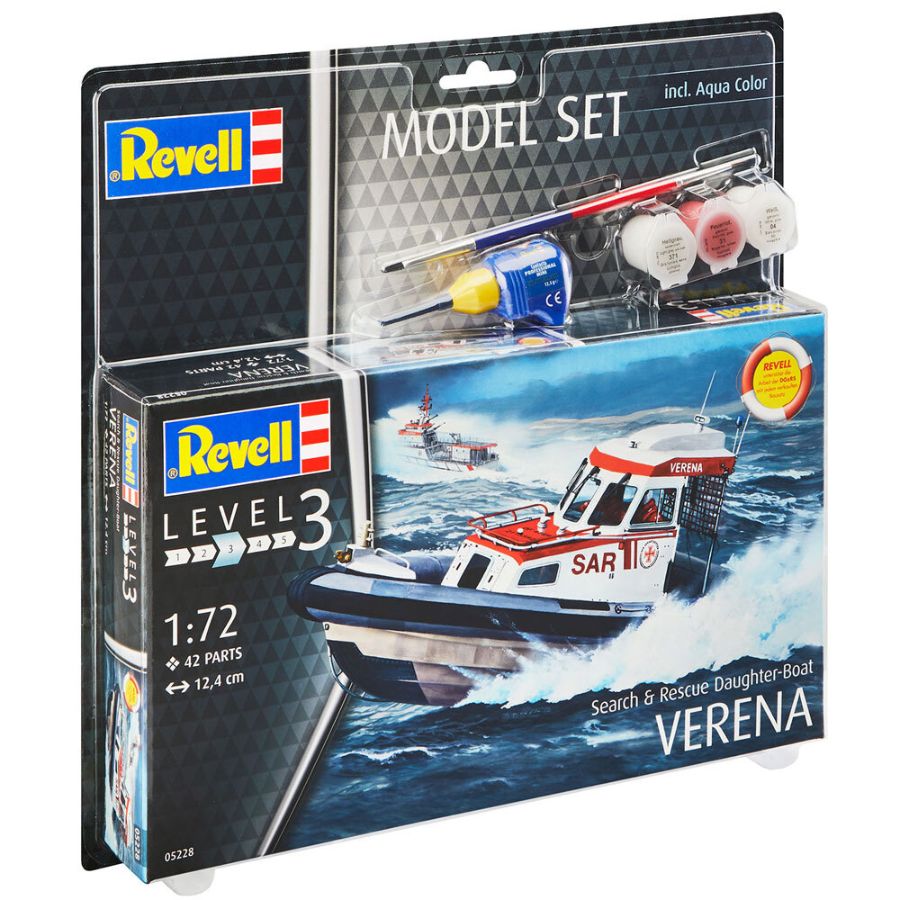 Revell Model Kit Gift Set 1:72 Search & Rescue Daughter Boat Verena ...