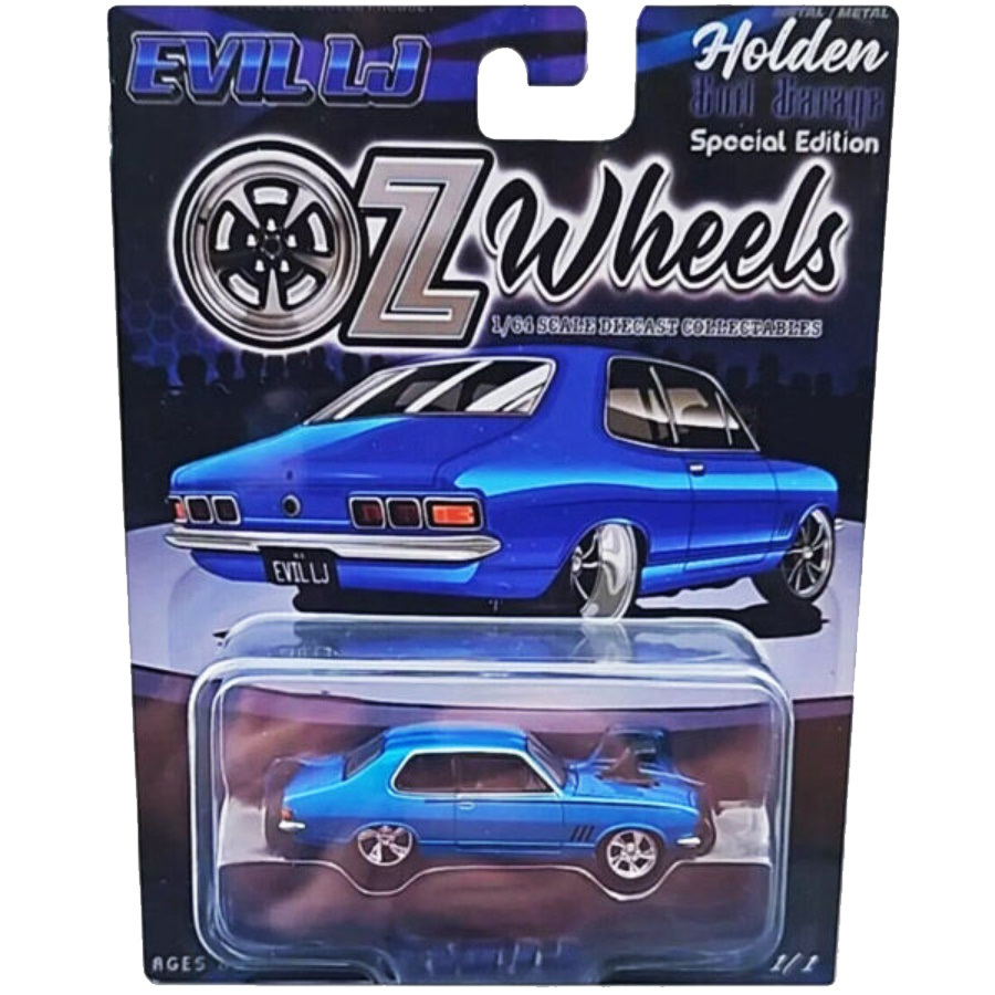 Oz Wheels Diecast 1:64 Evil LJ Torana Fully Sick | Hobbies | Casey's Toys
