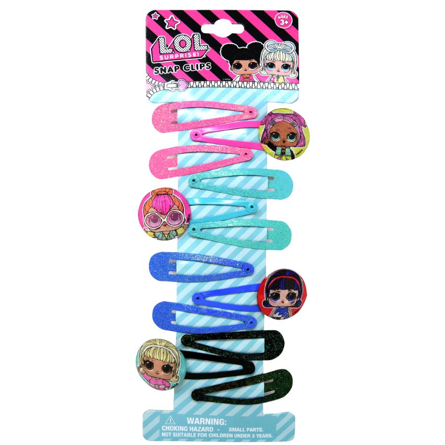 LOL Surprise Snap Hair Clips 12 Pack | Toys | Casey's Toys