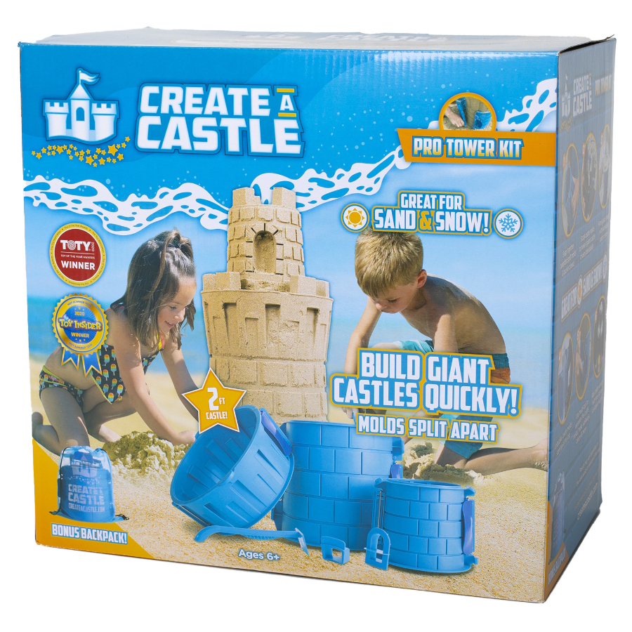 Create A Castle Pro Sand Castle Building Kit | Toys | Casey's Toys