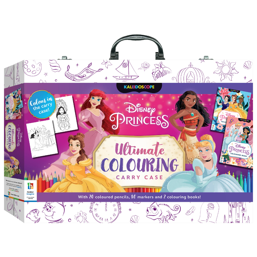 Disney Princess Craft Colouring Set In Carry Case | Toys | Casey's Toys
