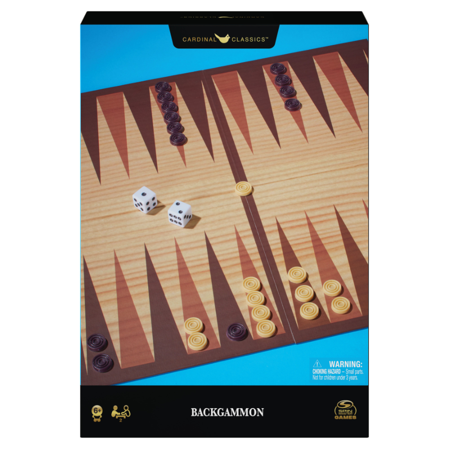 Cardinal Wood Backgammon Game | Toy Brands A-K | Casey's Toys