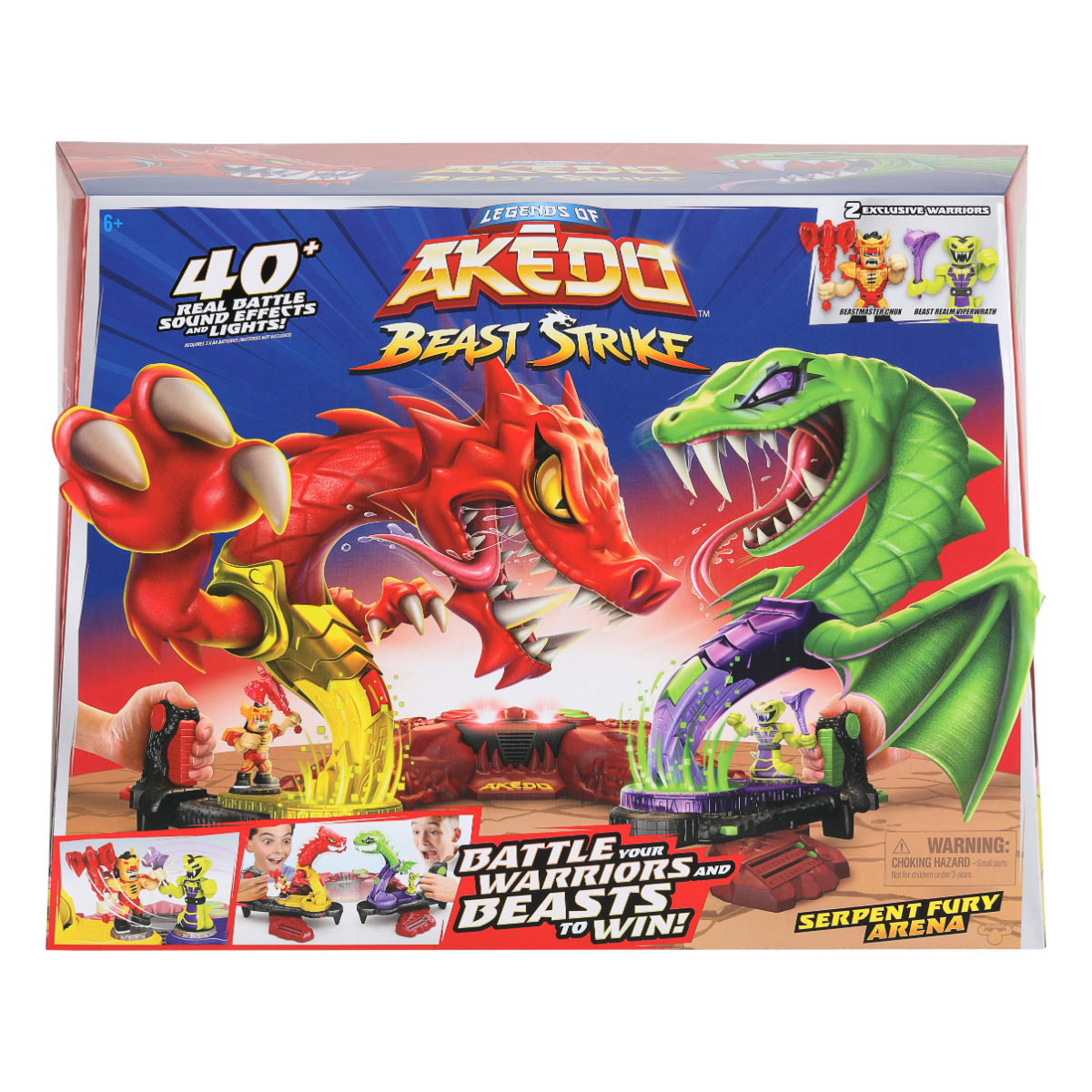 Akedo Series 5 Beast Strike Serpent Fury Arena | Toys | Casey's Toys