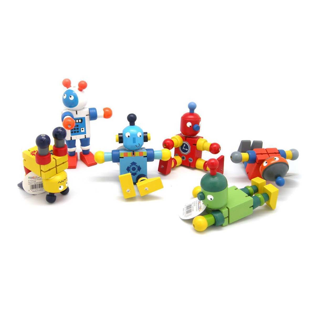 Wooden Robot Transformer Assorted | Toys | Casey's Toys
