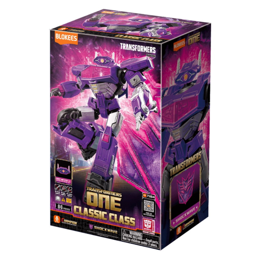 Blokees Model Kit Classic Class Transformers One Shockwave | Toy Brands A-K | Casey's Toys