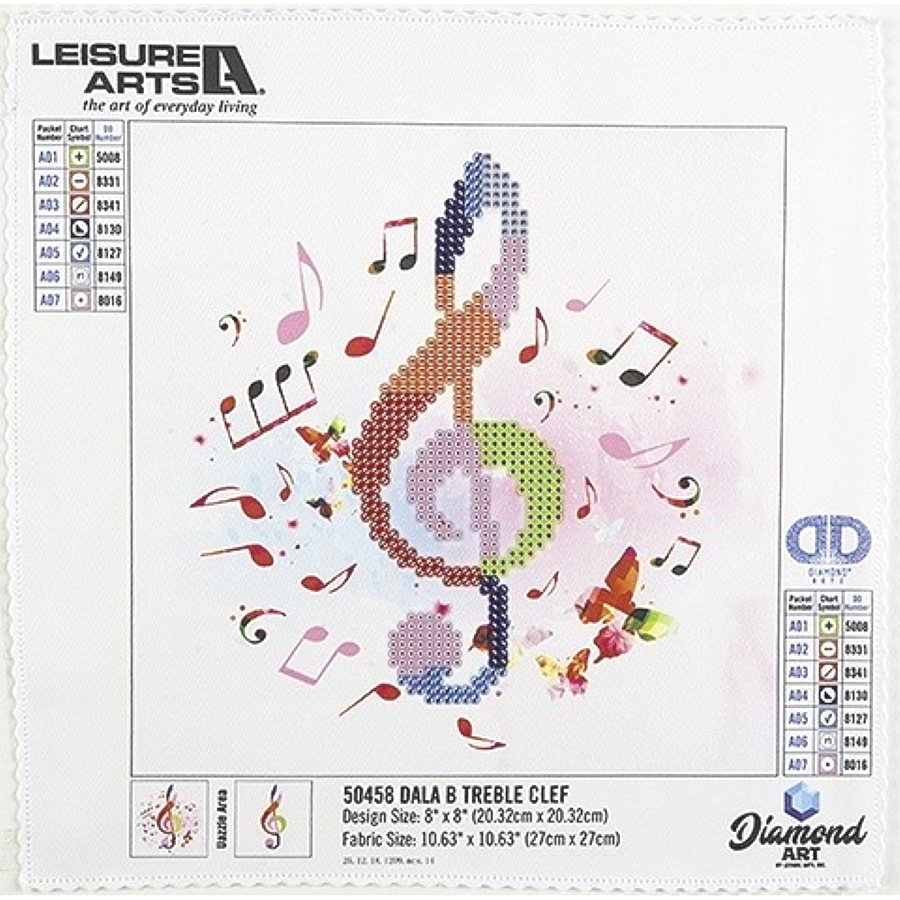 Diamond Dotz Treble Clef 20cm x 20cm | Toys | Casey's Toys