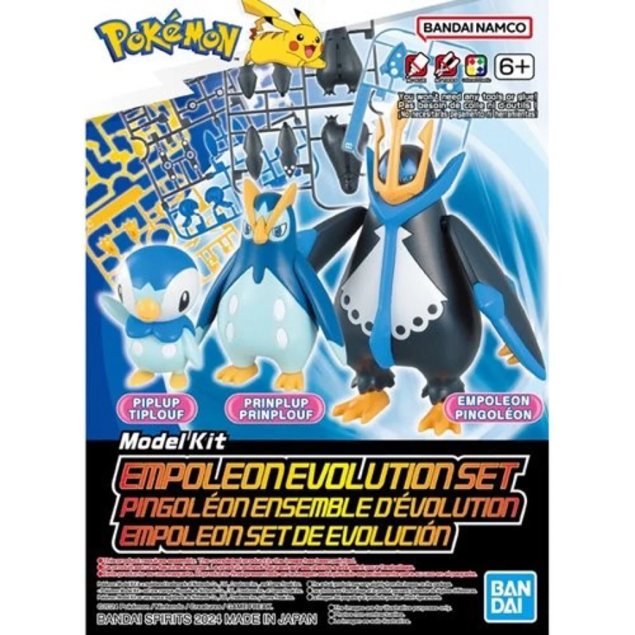 Pokemon Model Kit Empoleon Evolution Set | Toys | Casey's Toys