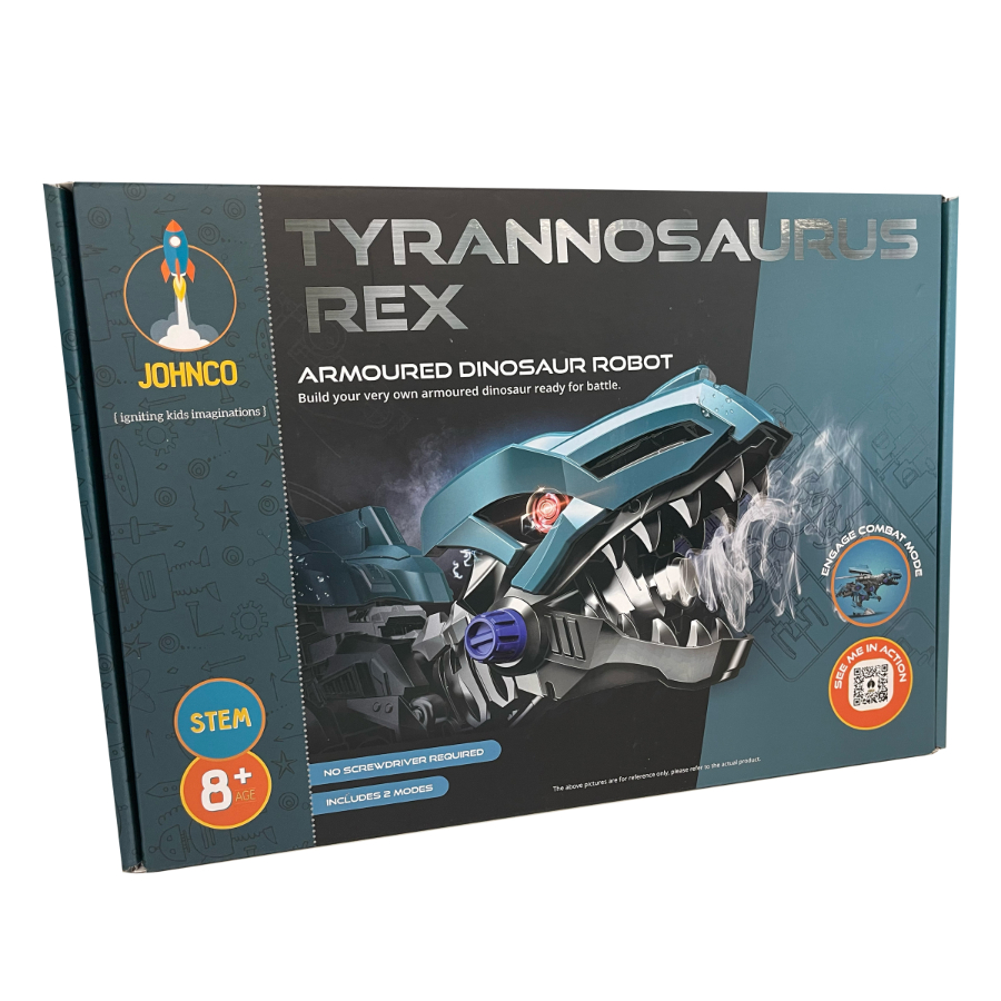Tyrannosaurus Rex Armoured Dinosaur STEM Robot | Shop By Occasion ...