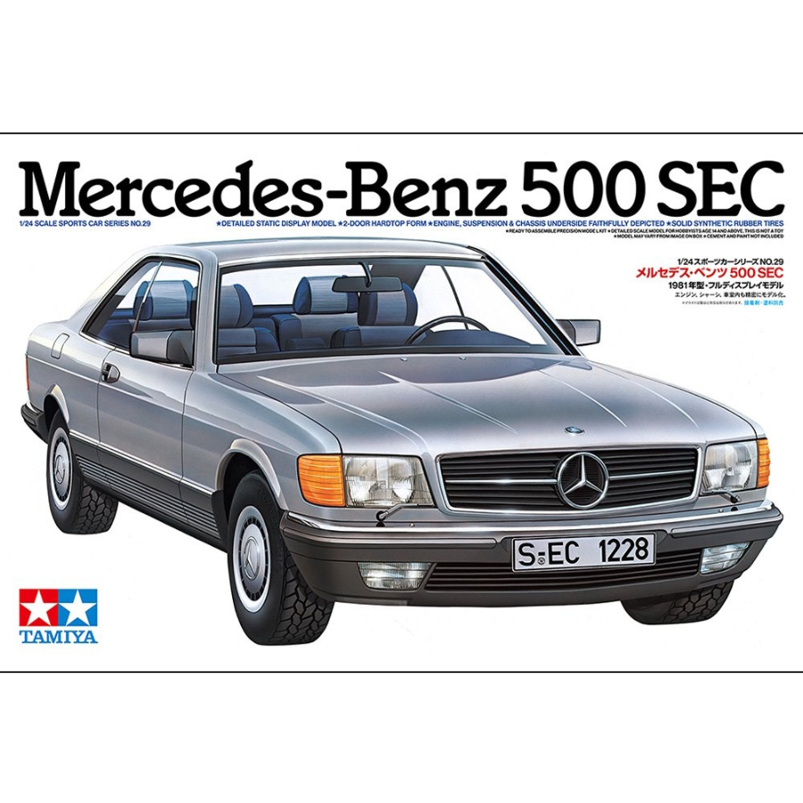 Tamiya Model Kit 1:24 Mercedes-Benz 500 SEC | Toys | Casey's Toys