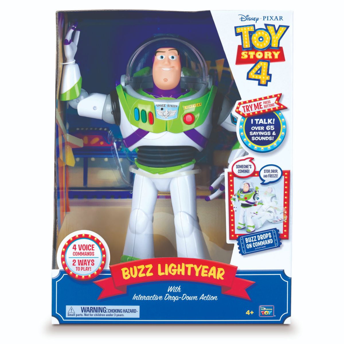 Toy Story 4 Feature Talking Buzz Lightyear | Toys | Casey's Toys