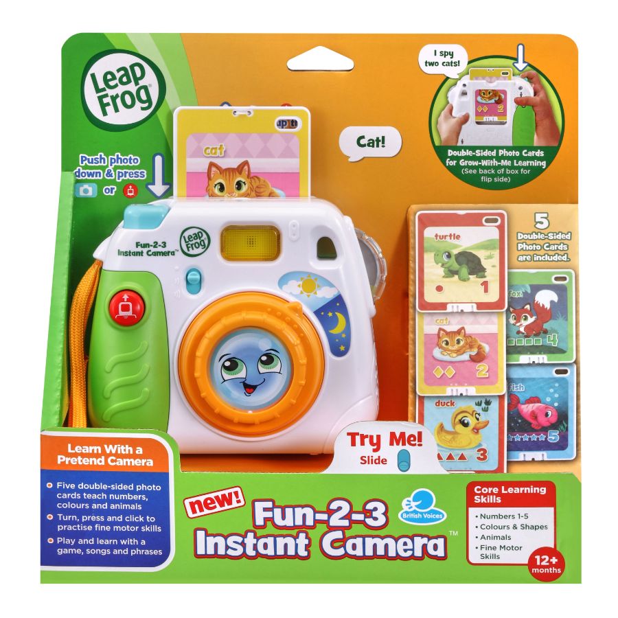 Leapfrog Fun-2-3 Instant Camera | Toys | Casey's Toys