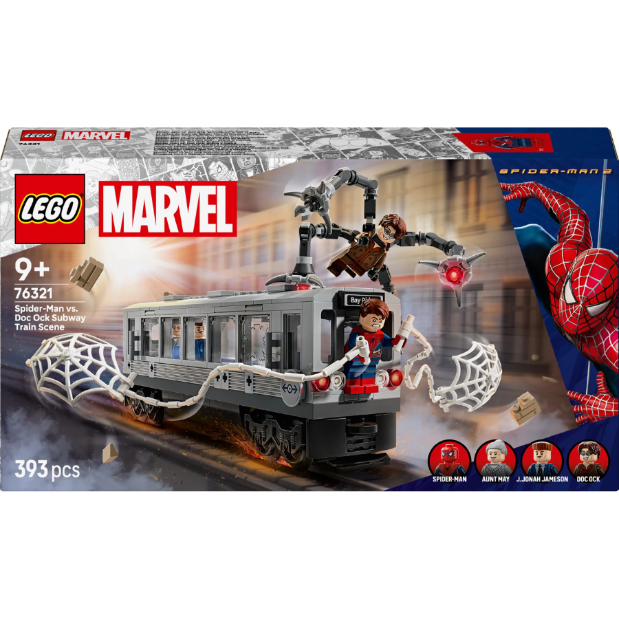 LEGO Super Heroes Marvel Spider-Man 2 Subway Train Scene | Toy Brands L ...