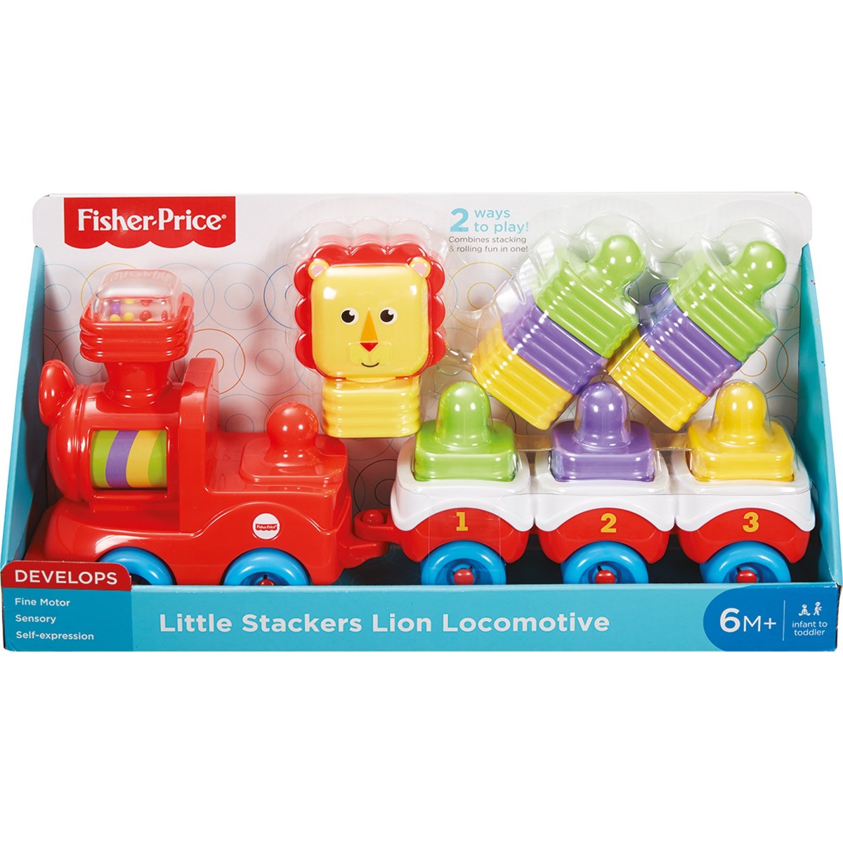Fisher Price Little Stackers Lion Locomotive | Toys | Casey's Toys