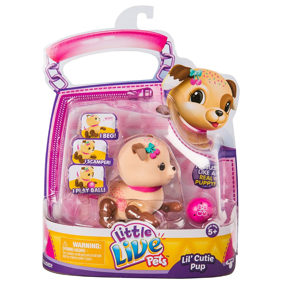 Little Live Pets Lil Cutie Pup S1 Single Assorted