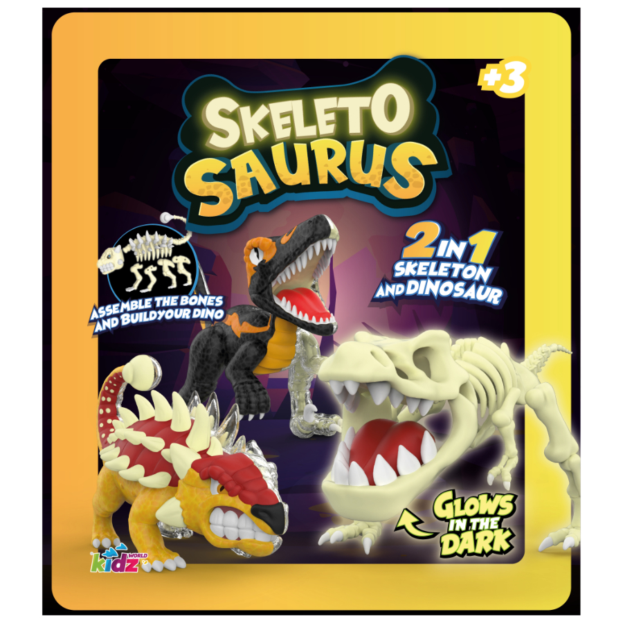 Skeletosaurus 2 In 1 Skeleton & Dinosaur | Toys | Casey's Toys