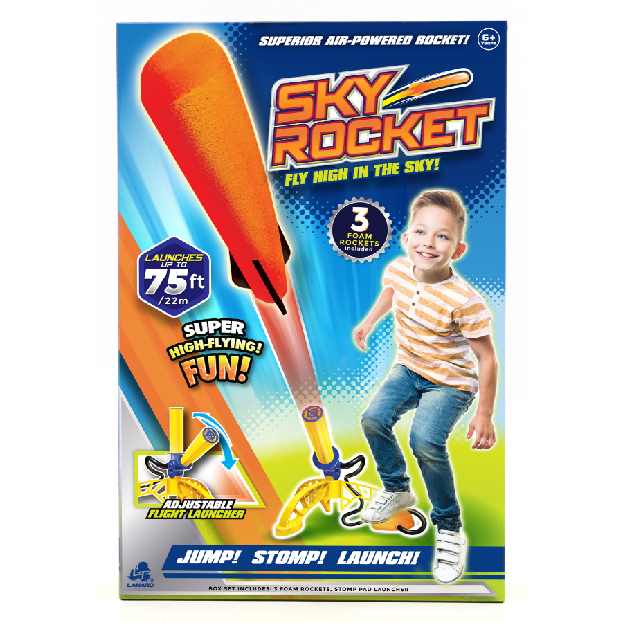 Sky Rocket Stomp Rocket With Adjustable Flight Path | Outdoor, Sports ...