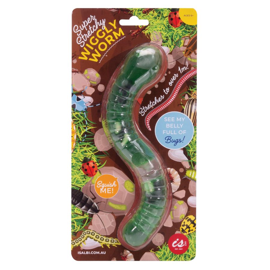 Super Stretchy Wiggly Worm Assorted | Toys | Casey's Toys