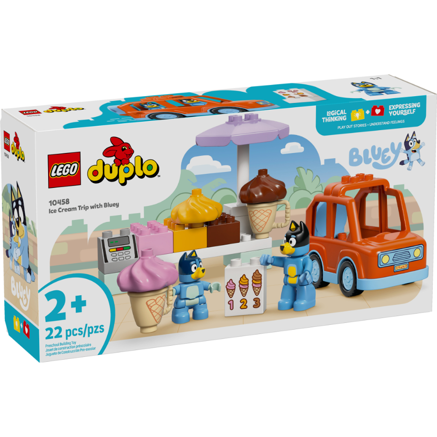LEGO DUPLO Ice Cream Trip With Bluey | LEGO, Blocks & Building Sets ...