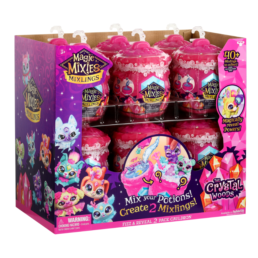 Magic Mixies Mixlings Series 3 Fizz & Reveal Cauldron Assorted | Dolls ...