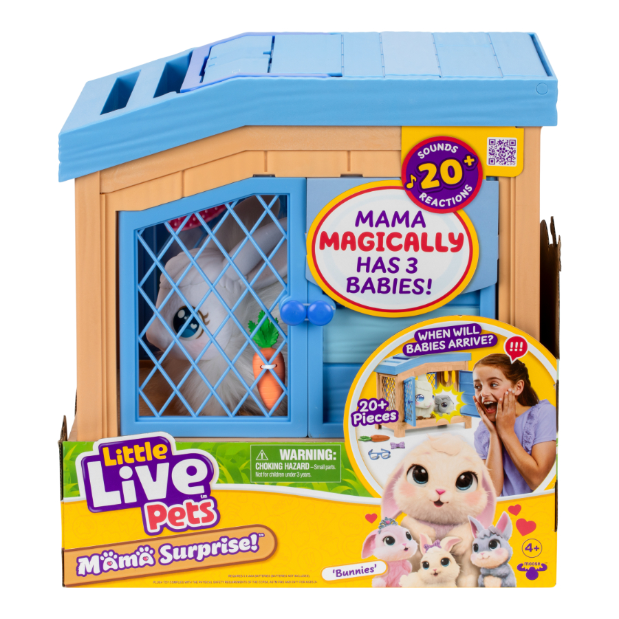 Little Live Pets Mama Surprise Large Bunny Playset | Dolls, Pets, Prams ...
