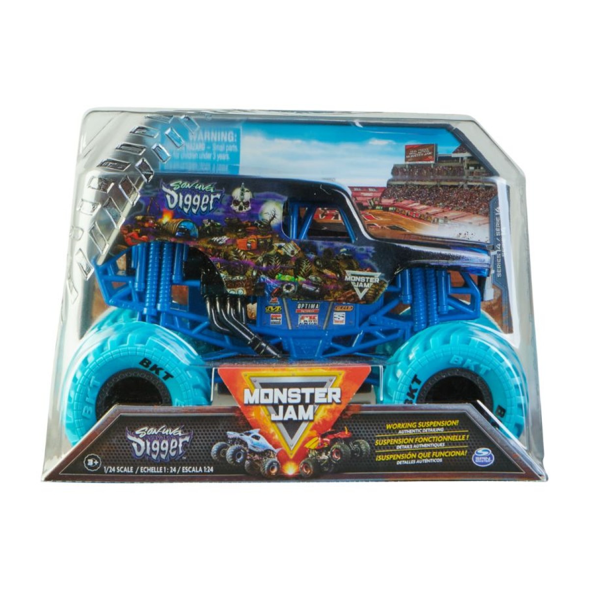 Monster Jam Vehicle Diecast 1:24 Assorted | Toys | Casey's Toys