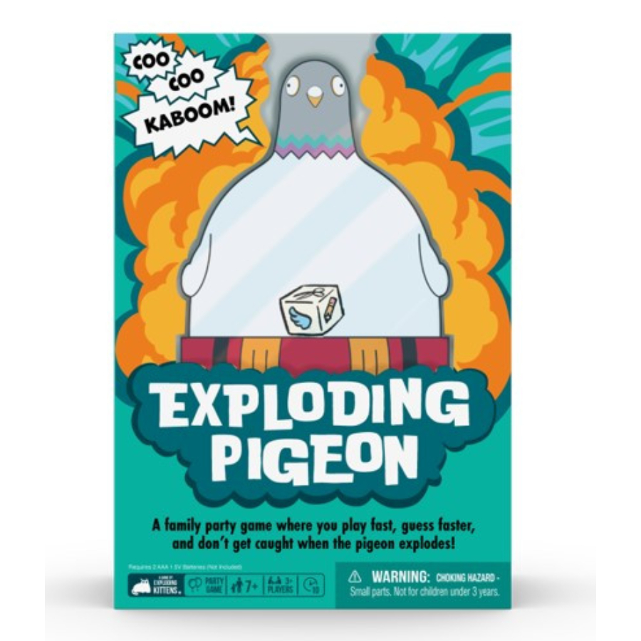 Exploding Pigeon Game By Exploding Kittens | Toys | Casey's Toys