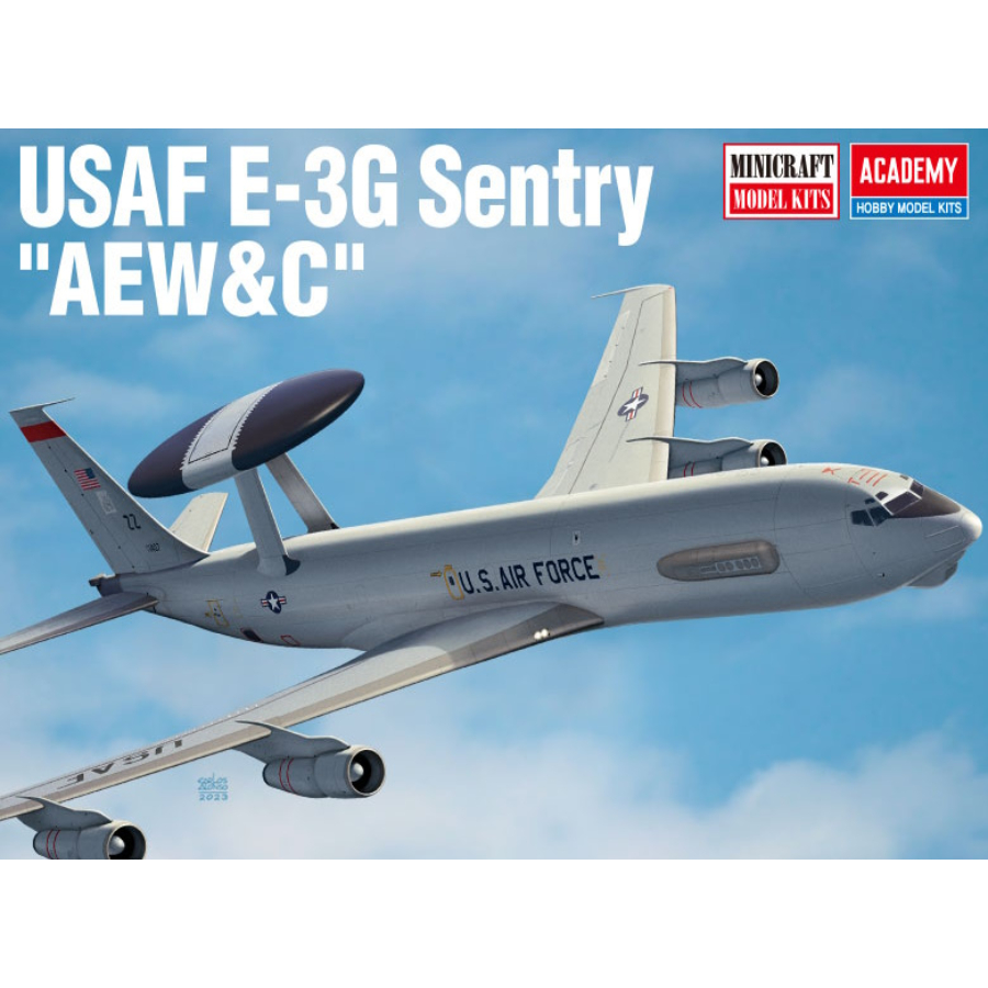 Academy Model Kit 1:144 USAF E-3G Sentry AEW&C | Toy Brands A-K | Casey ...