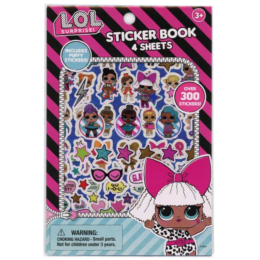 LOL Surprise Sticker Pack With 300 Stickers | Toys | Casey's Toys