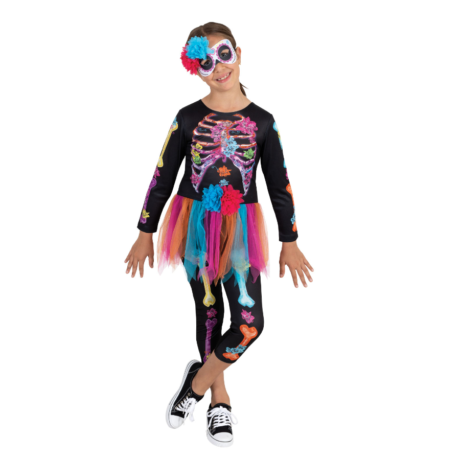 Skeleton Neon Kids Dress Up Costume Size 9-10 | Toys | Casey's Toys