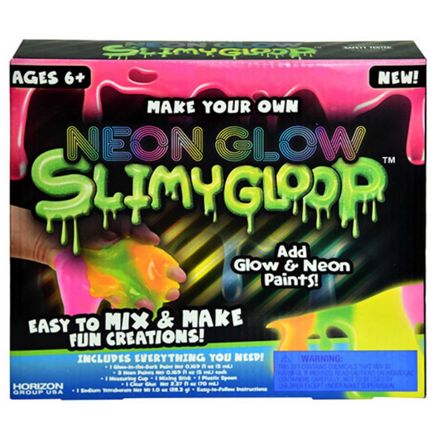 Make Your Own Neon Glow Slimygloop Kit | Toys | Casey's Toys