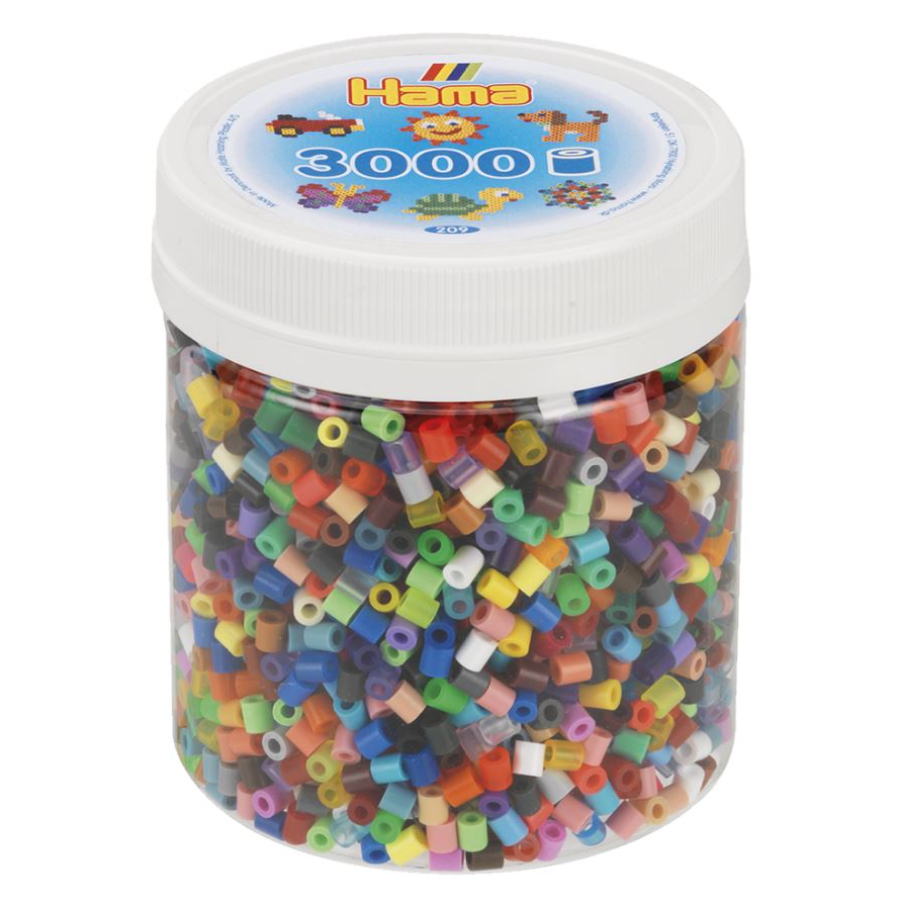 Hama Beads Tub Of 3000 Beads All Colours | Toys | Casey's Toys