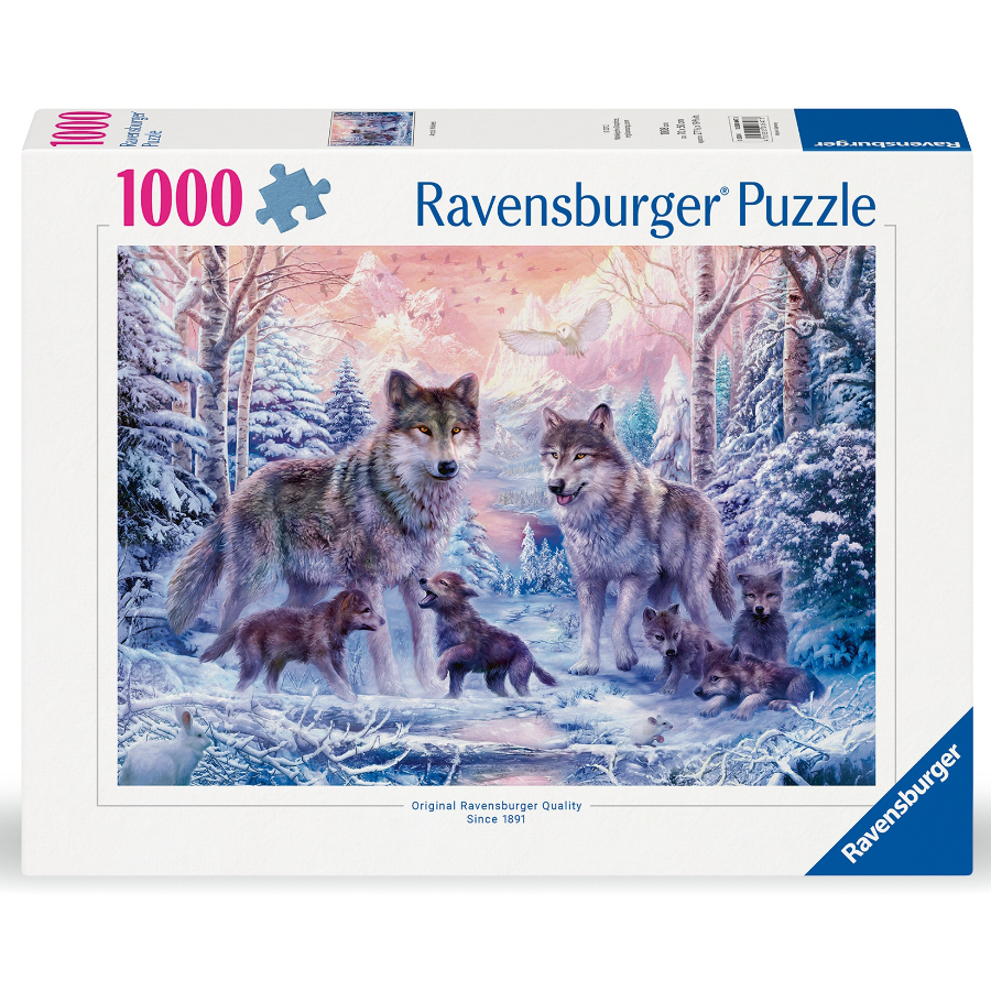 Ravensburger Puzzle 1000 Piece Arctic Wolves SF | Toys | Casey's Toys