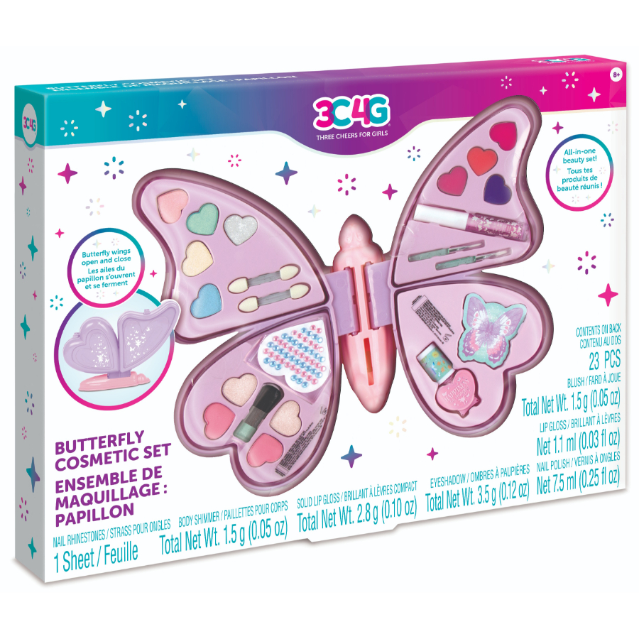 3C4G Butterfly Storage Cosmetic Set With 23 Pieces | Toy Brands A-K ...