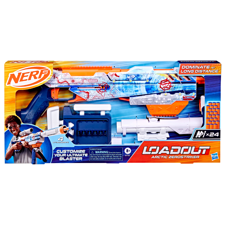 Nerf Loadout Arctic Zerostriker Dart Blaster | Outdoor, Sports & Pool ...